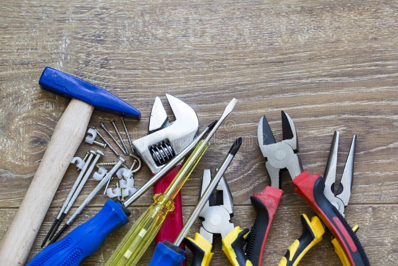 Set Of Tools, Many Tools Isolated Stock Photo - Image of isolated ...
