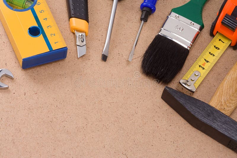 Set Of Tools On Texture Picture. Image: 15867663