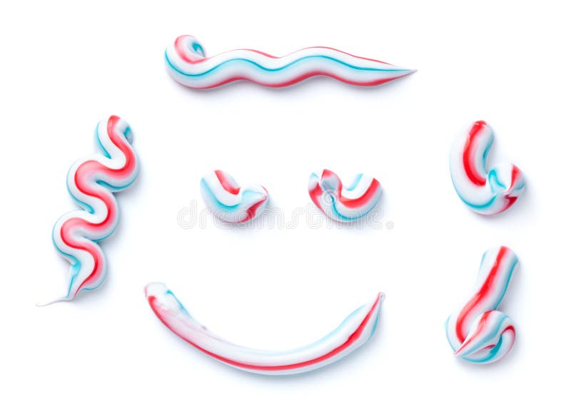 White Toothpaste Isolated on White Background Stock Photo - Image of ...