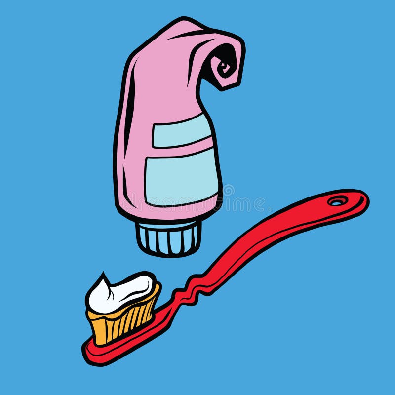 Clipart Toothbrush And Toothpaste