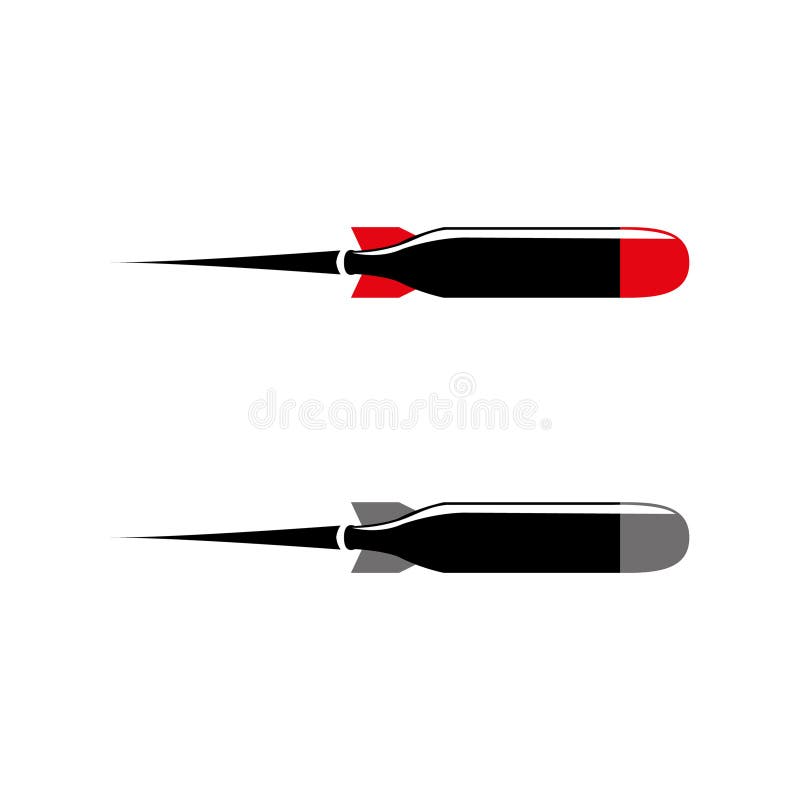 Torpedo stock vector. Illustration of military, logo - 279729409