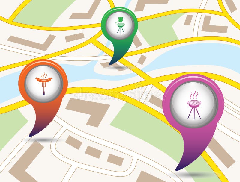 Set of Tourism Service Map Pointers on Map Stock Vector - Illustration ... Set of Tourism Service Map Pointers on Map Stock Vector - Illustration ...