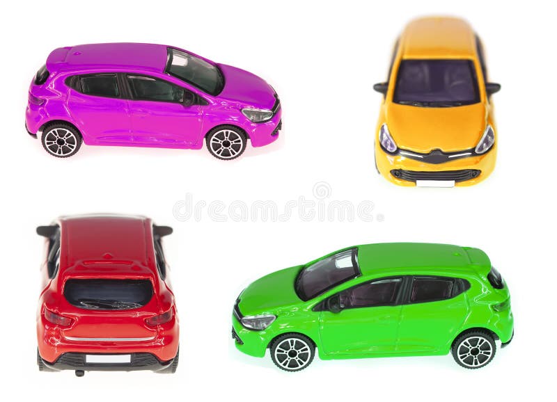 Set of toy cars stock image. Image of traffic, green - 122842363