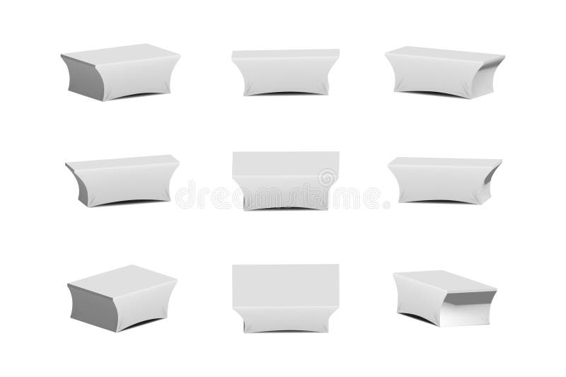 Trade Show Table Cover on Blue Background Vector Illustration. Stock ...