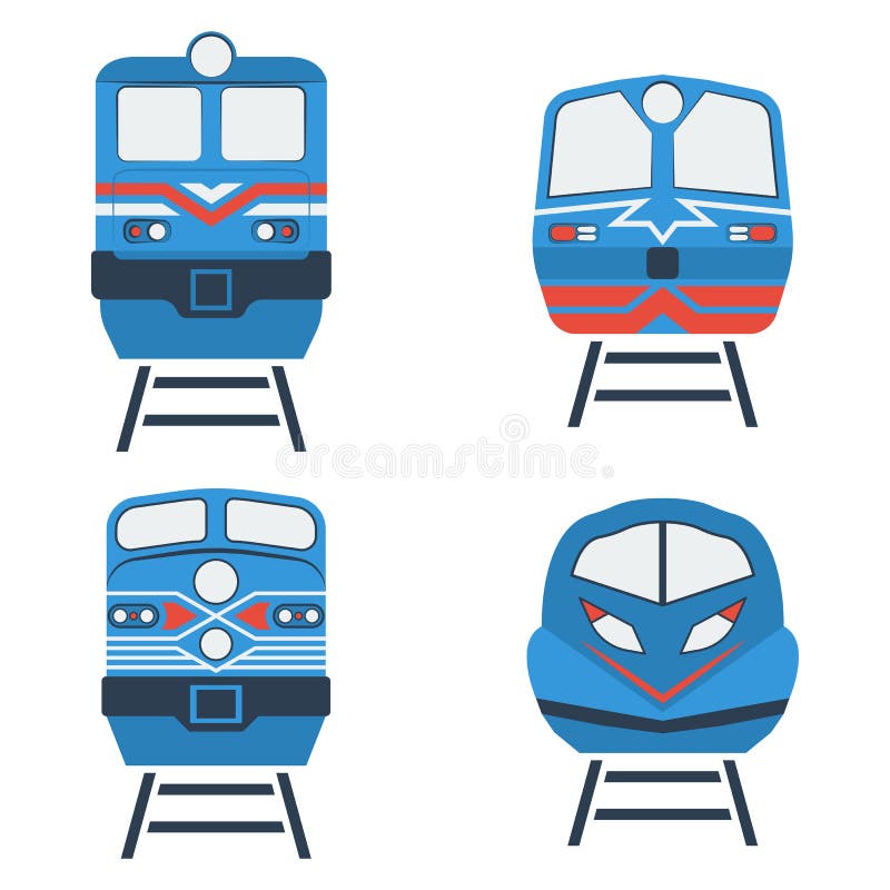 Train icons stock vector. Illustration of cool, trains - 208227243