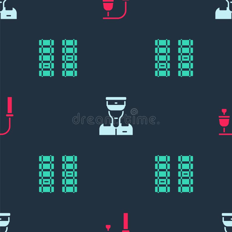 Set Train Station Bell, Conductor and Railway, Railroad Track on ...