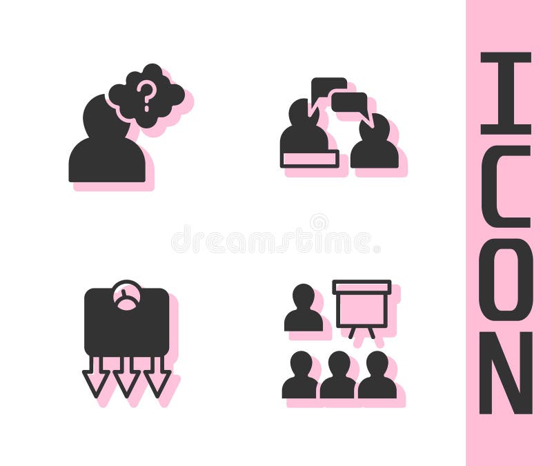 Set Training, Presentation, Head with Question Mark, Weight Loss and ...