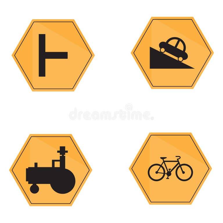 Set of transit signals stock vector. Illustration of highway - 88056596