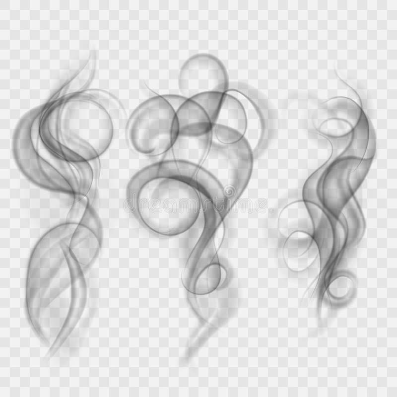 Gray Smoke Abstract stock illustration. Illustration of curve - 6272784