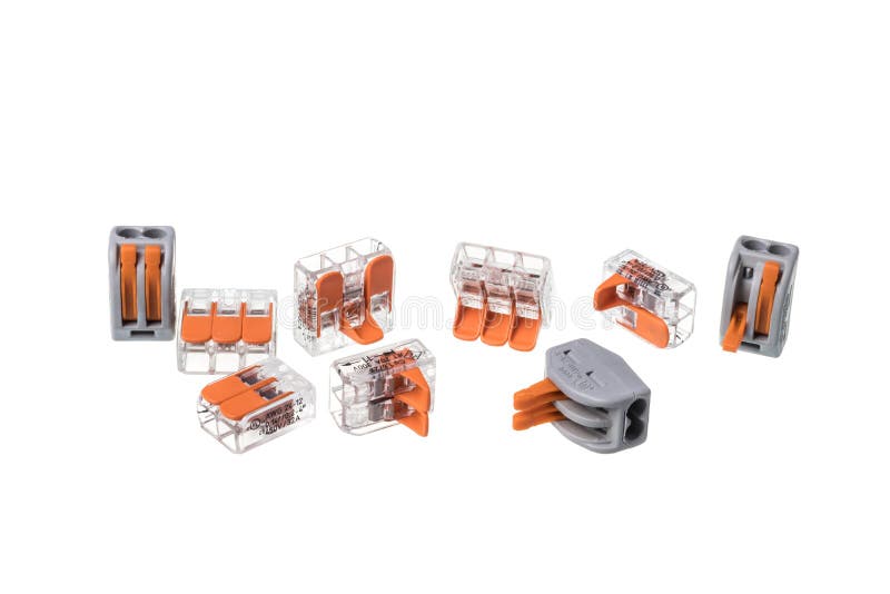 Set of Transparent and Grey, Double and Triple Installation Terminal ...