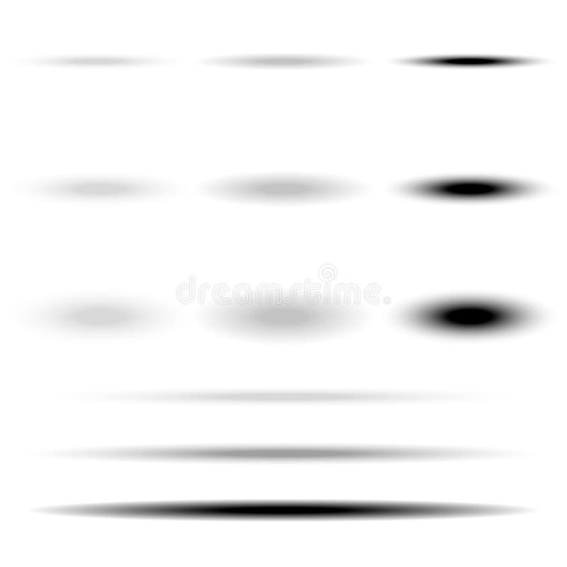 Set of Transparent Shadows stock illustration. Illustration of ...
