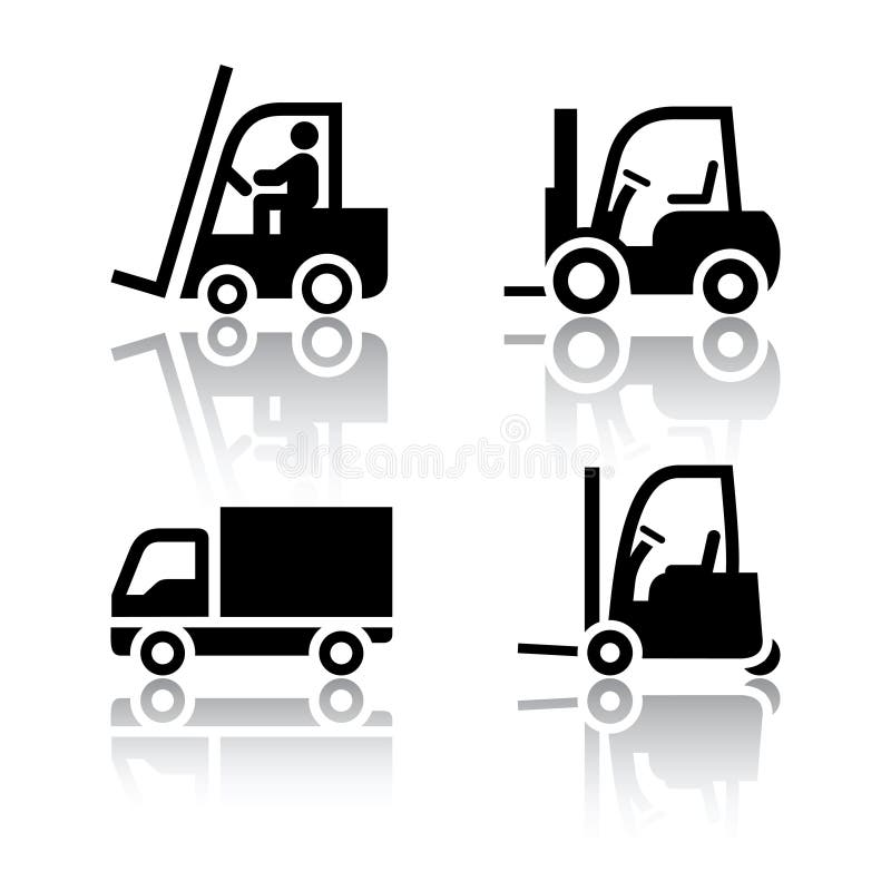 Icons of Loader. Bar with Circles for Buffering of Load. Symbols of ...