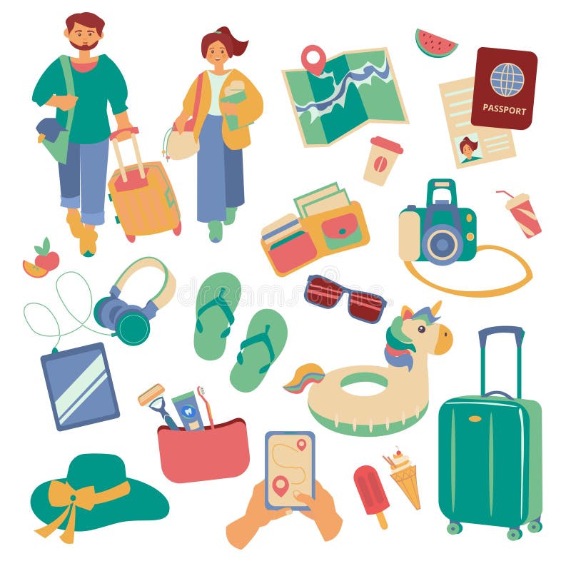 Items Traveller Stock Illustrations – 131 Items Traveller Stock ...