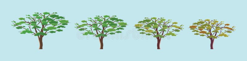 Cartoon Gum Tree Background Stock Illustrations – 201 Cartoon Gum Tree ...