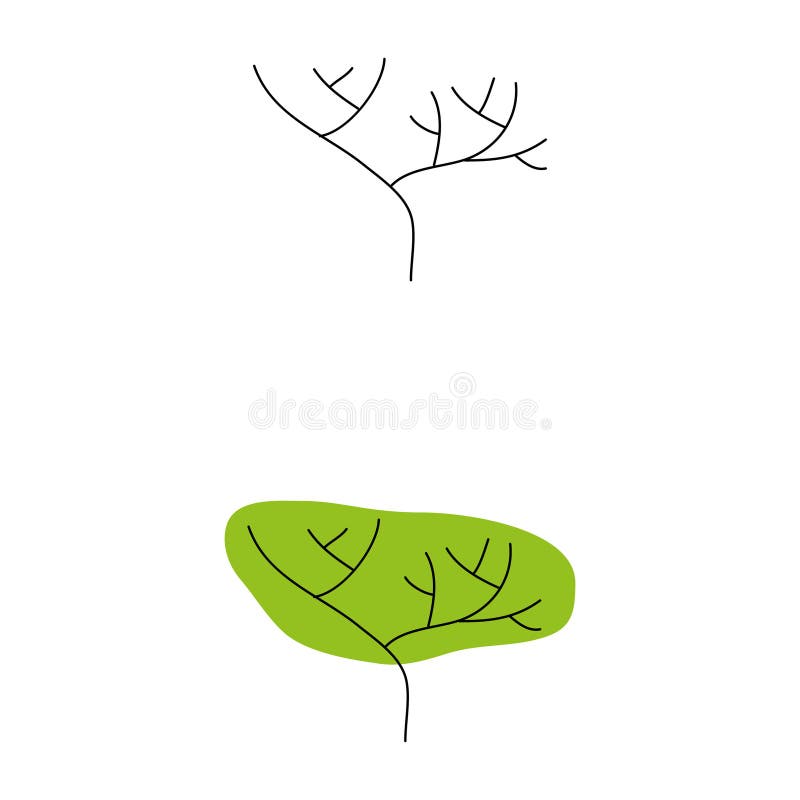 Tree 65 stock vector. Illustration of vector, graphic - 333048367