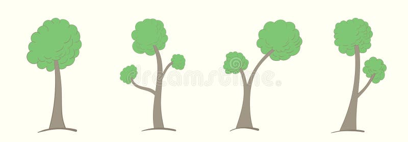 Different Trees Clipart Stock Illustrations – 553 Different Trees ...
