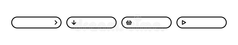 Set Of Trendy Action Button For Web Mobile App Template Navigation Button Menu Read More