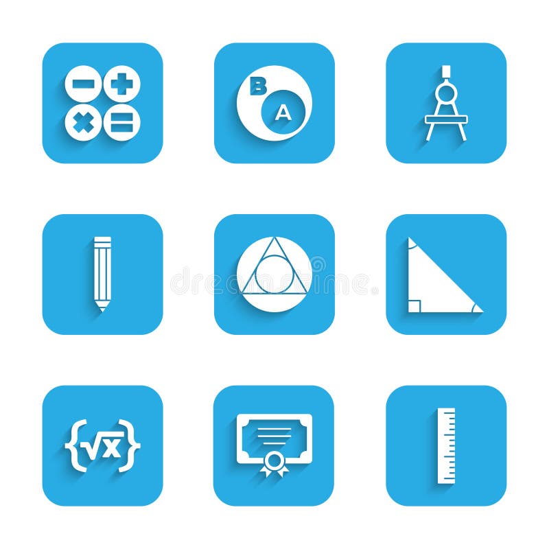 Math certificate stock vector. Illustration of ribbon - 25675172