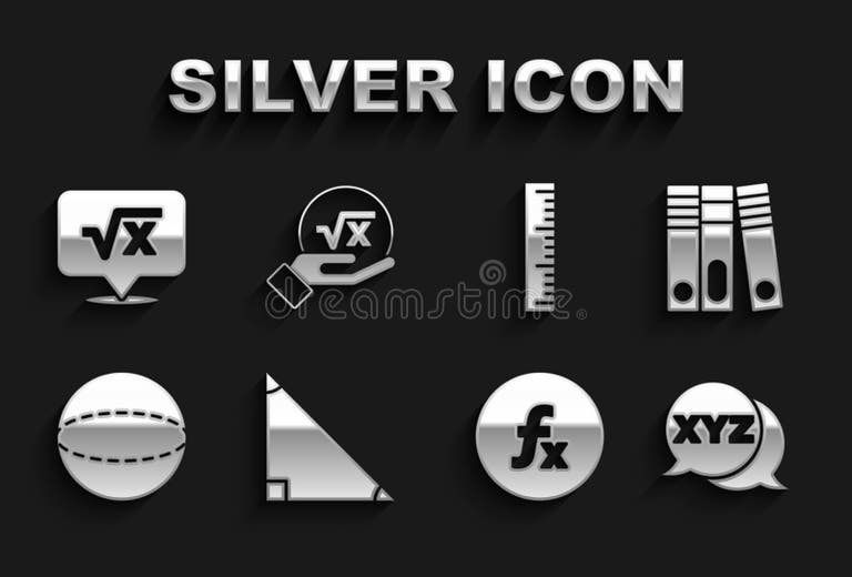 Set Triangle Math, Office Folders, XYZ Coordinate System, Function ...