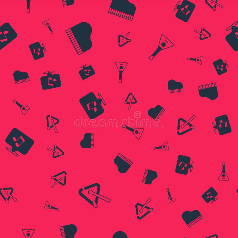 Set Triangle Musical Instrument, Grand Piano, Music Note, Tone and ...