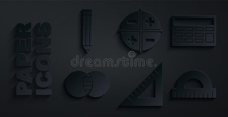 Set Triangular Ruler, Calculator, Mathematics Sets a and B, Protractor ...