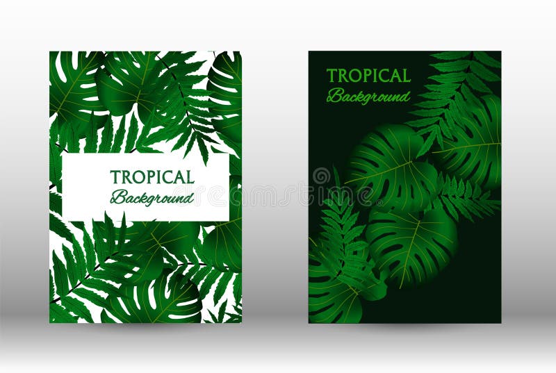 A set of tropic stock vector. Illustration of booklet - 156532651
