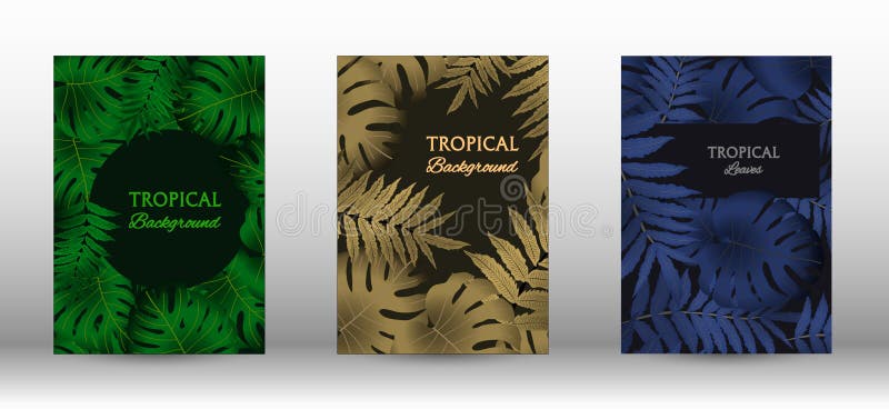 A set of tropic stock vector. Illustration of banana - 161477863