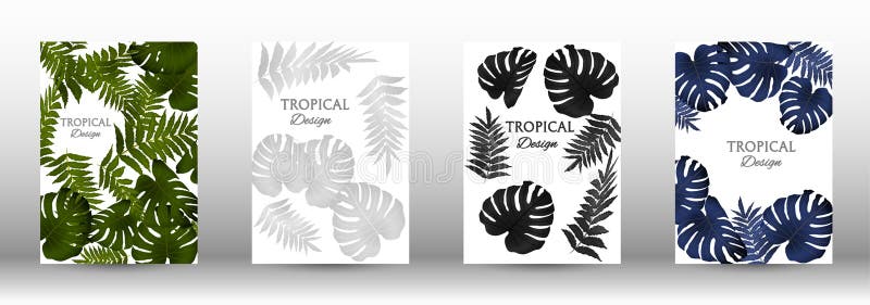 A set of tropic stock vector. Illustration of catalog - 165094247
