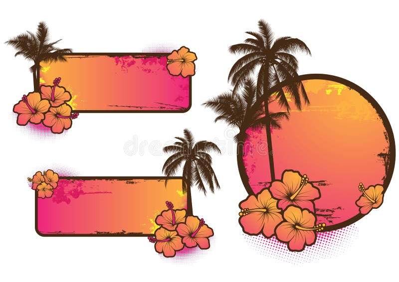 Tropical Labels Stock Illustrations – 4,343 Tropical Labels Stock ...