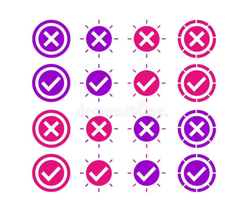 True False Icons Stock Illustrations – 899 True False Icons Stock ...