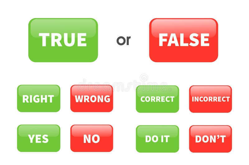 True False Stock Illustrations – 7,245 True False Stock Illustrations ...