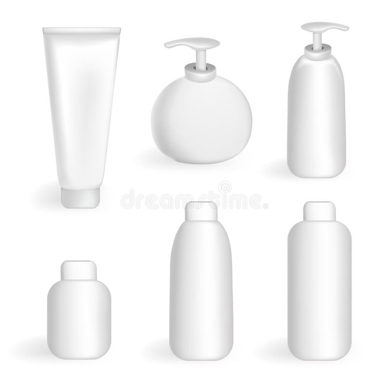 Set tube and jars stock vector. Illustration of idea - 55867186