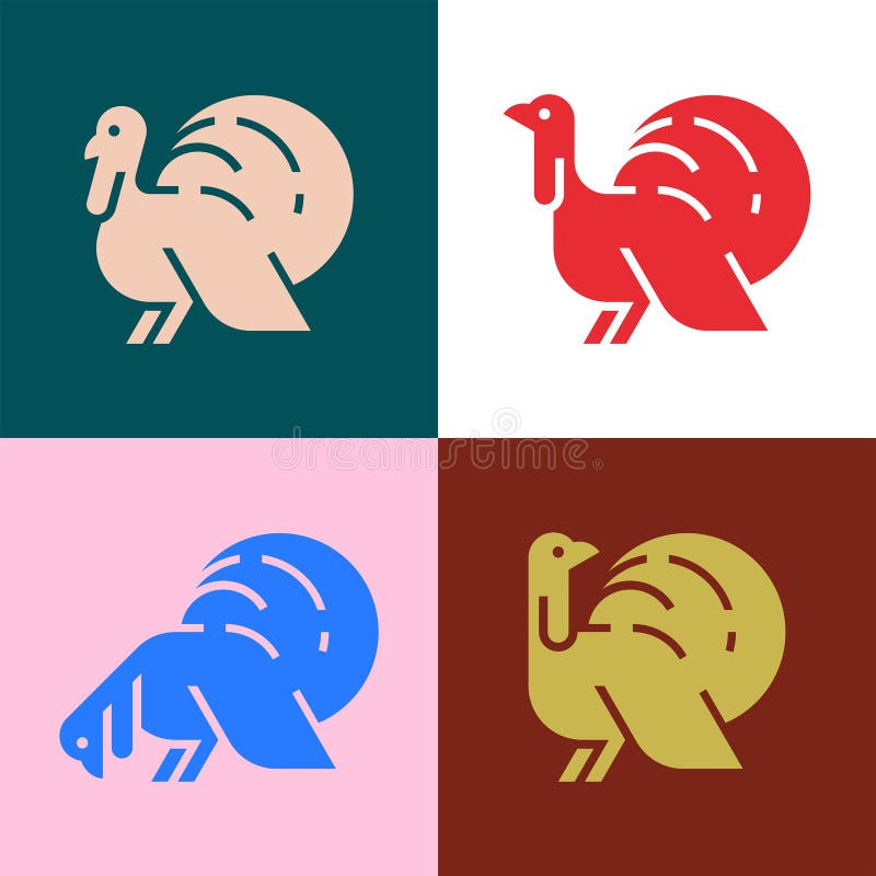 Set of Turkey Logo stock vector. Illustration of sign - 274414492