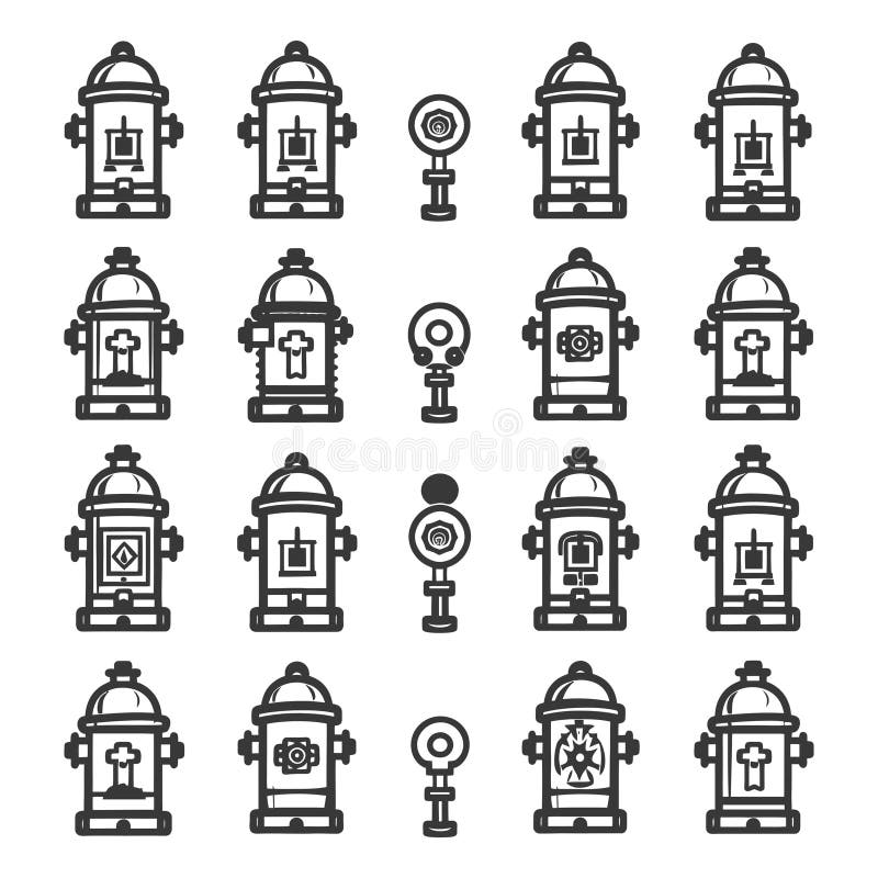 Hydrant Symbols Stock Illustrations – 448 Hydrant Symbols Stock ...
