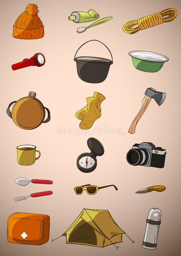 Set Twenty Things Travel Stock Illustrations – 2 Set Twenty Things ...