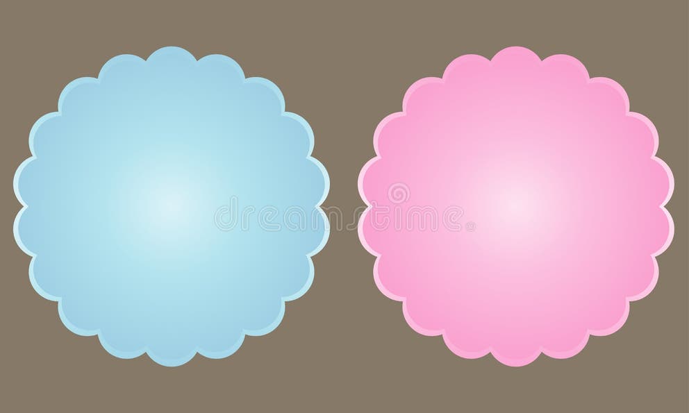 Set of two color labels. stock illustration. Illustration of offer ...