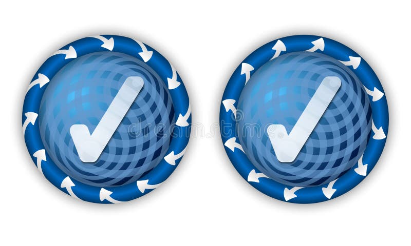 Set two icons stock vector. Illustration of direction - 41466570