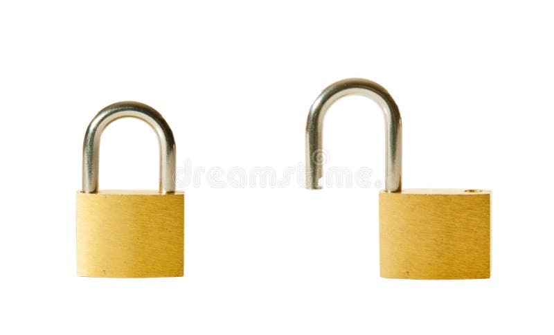 Two Factor Authentication Padlocks Concept Know and Have Stock Image ...