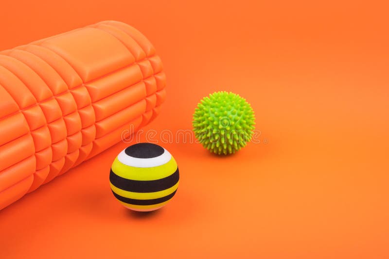 Set of Two Myofascial Release and Massage Balls, Bumpy Foam Massage ...