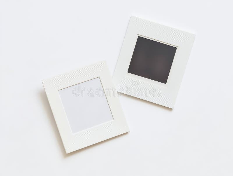 A Set of Two Old-fashioned Polaroid / Instant Photo Frames in Various ...
