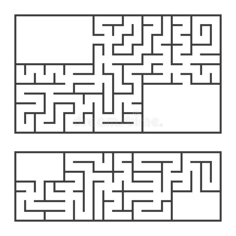Simple Mazes Stock Illustrations – 236 Simple Mazes Stock Illustrations ...