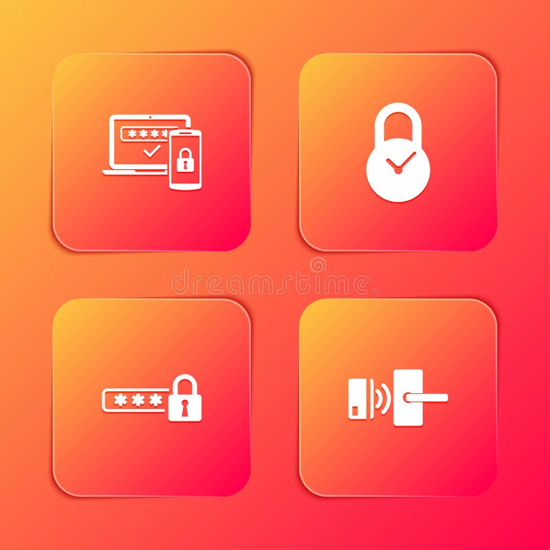 Set Two Steps Authentication, Padlock with Clock, Password Protection ...