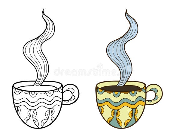Cups Outline Stock Illustrations – 6,030 Cups Outline Stock ...