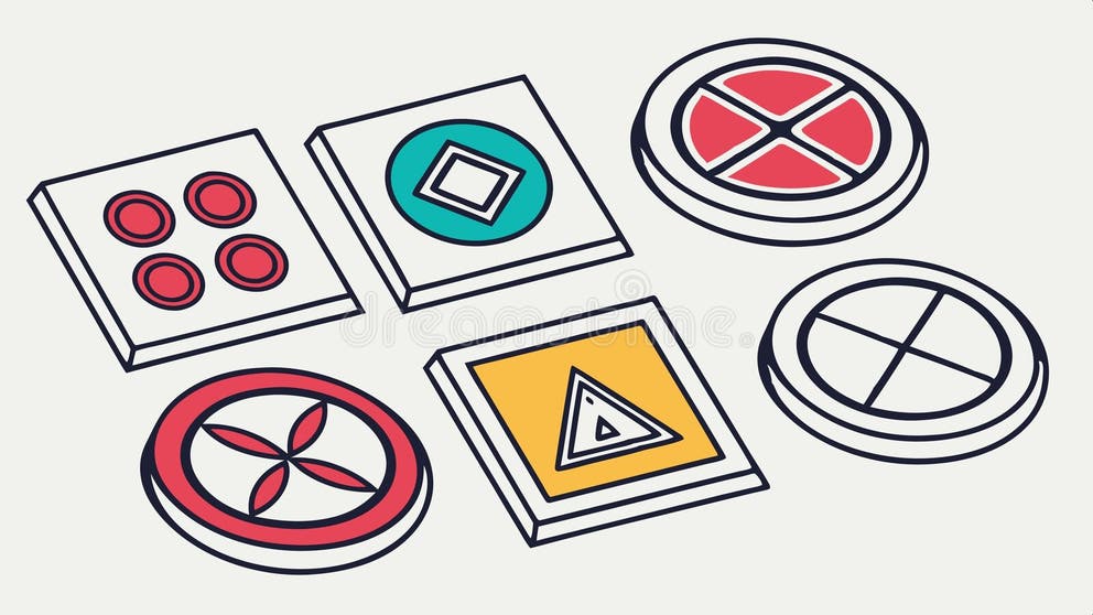 Set of UI Buttons, User Interface and Interactive Elements Vector Design Generative AI Stock ...