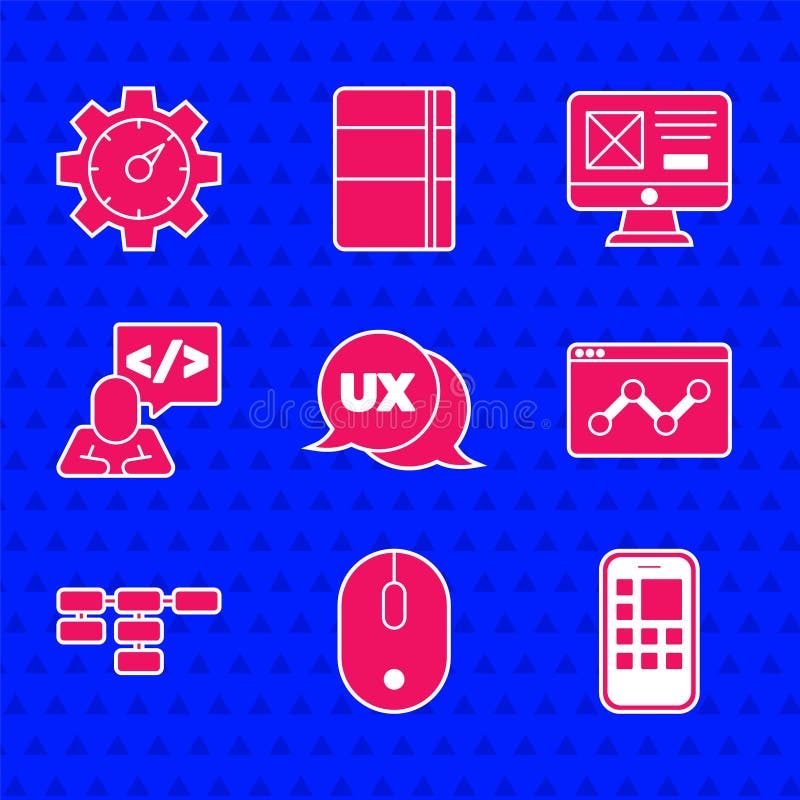Set UI or UX Design, Computer Mouse, Mobile Apps, Website Statistic ... Set UI or UX Design, Computer Mouse, Mobile Apps, Website Statistic ...