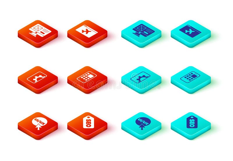 Set Ui Or Ux Design Seo Optimization Web Development Mobile Apps