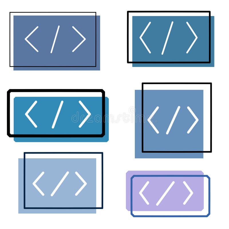 Set of UI and UX Icons. Simple Element Stock Vector - Illustration of ...