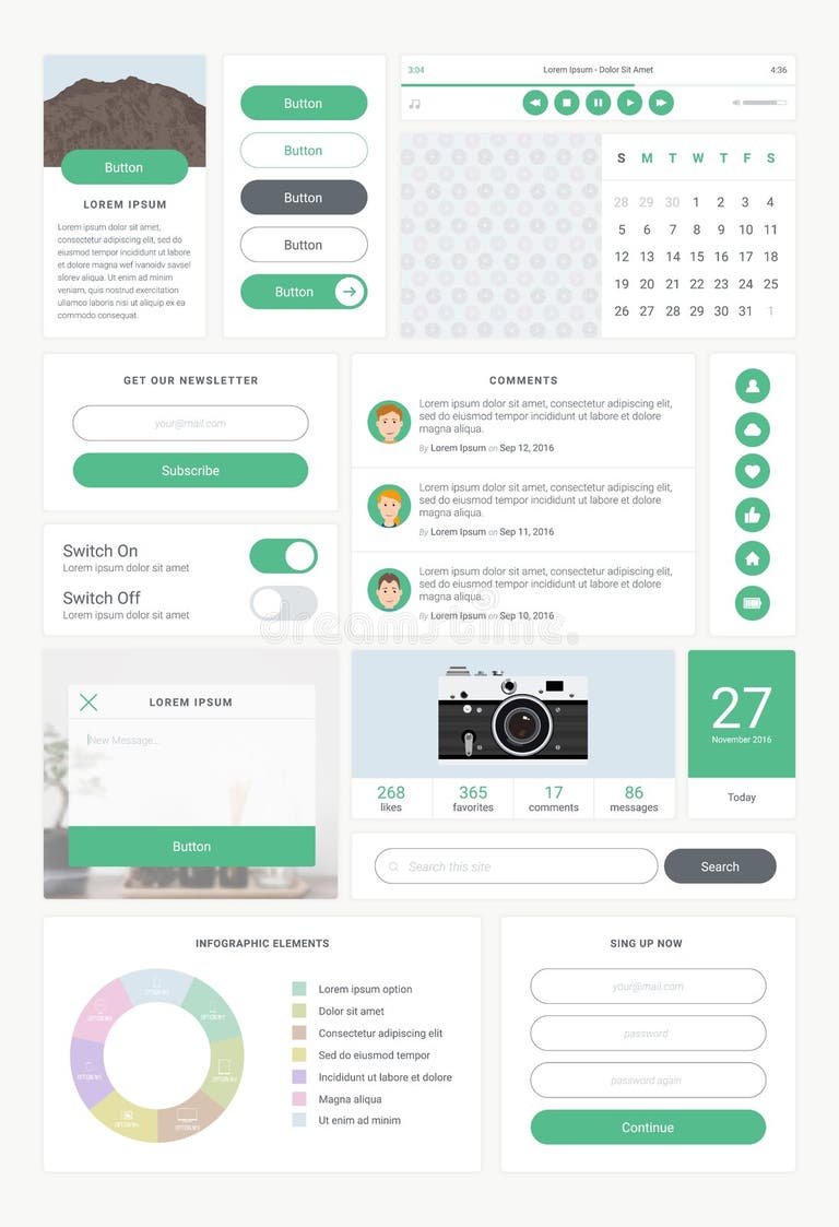 Colorful Mobile App Interface Stock Illustrations – 27,666 Colorful ...