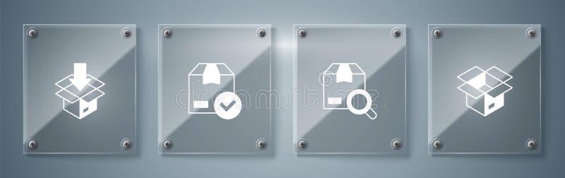 Box Package with Check List To Delivery Service Stock Vector ...