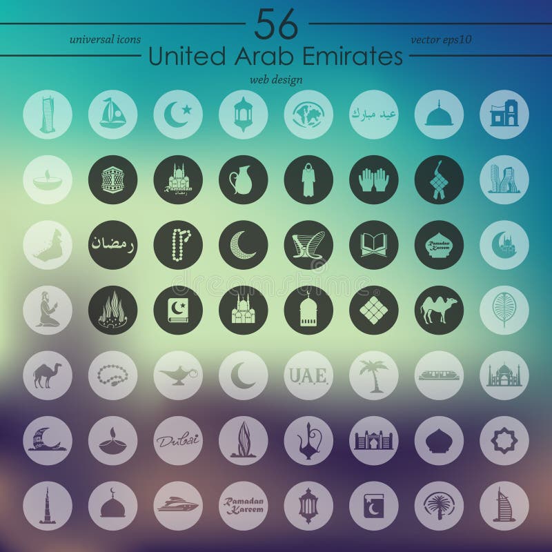 Emirates Icons Stock Illustrations – 1,961 Emirates Icons Stock ...